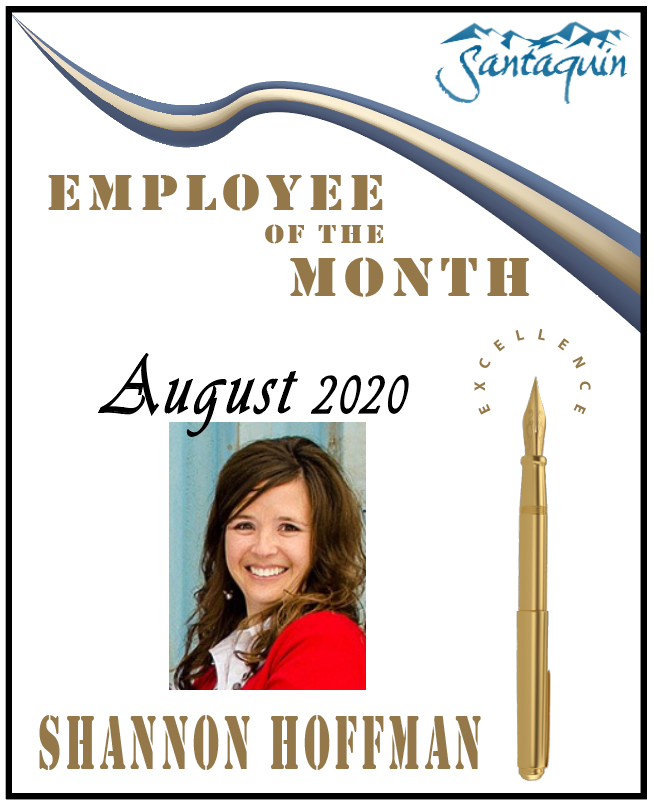 August 2020 Employee of the Month - Shannon Hoffman | Santaquin, UT
