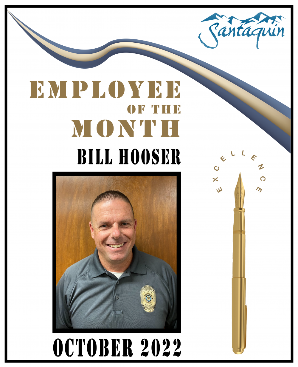October 2022 Employee of the Month - Bill Hooser | Santaquin, UT