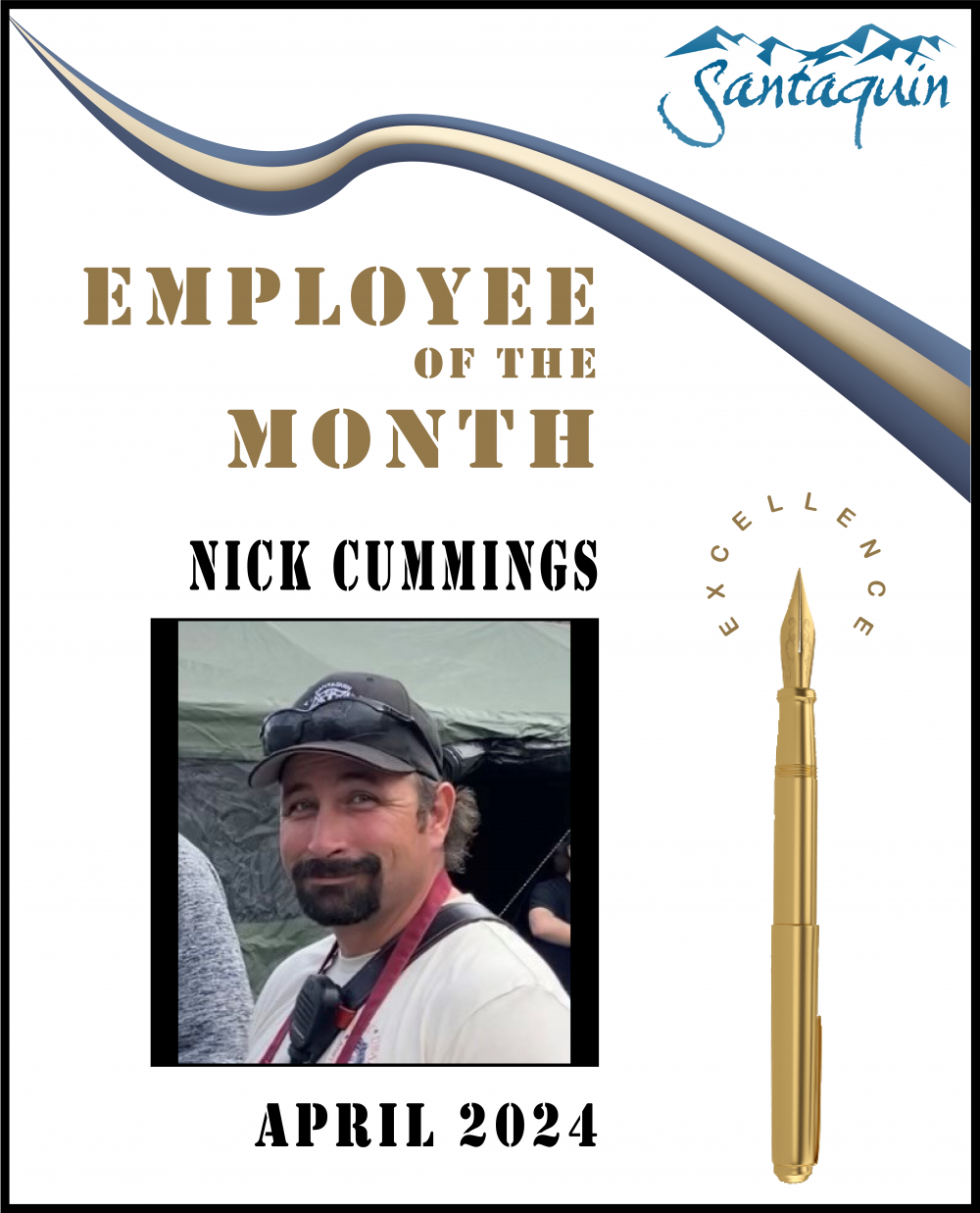 April 2024 Employee of the Month - Nick Cummings | Santaquin, UT