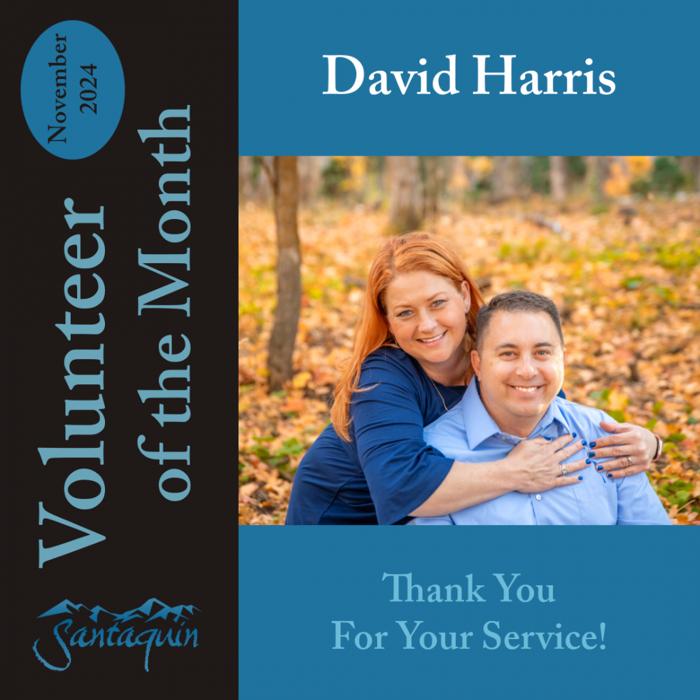 November 2024 Volunteer of the Month - David Harris | Santaquin, UT